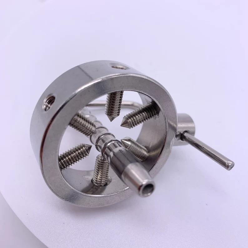 Male chastity Cage Belt Urethral Catheter Dilator with Screw Teeth – JUPUDA